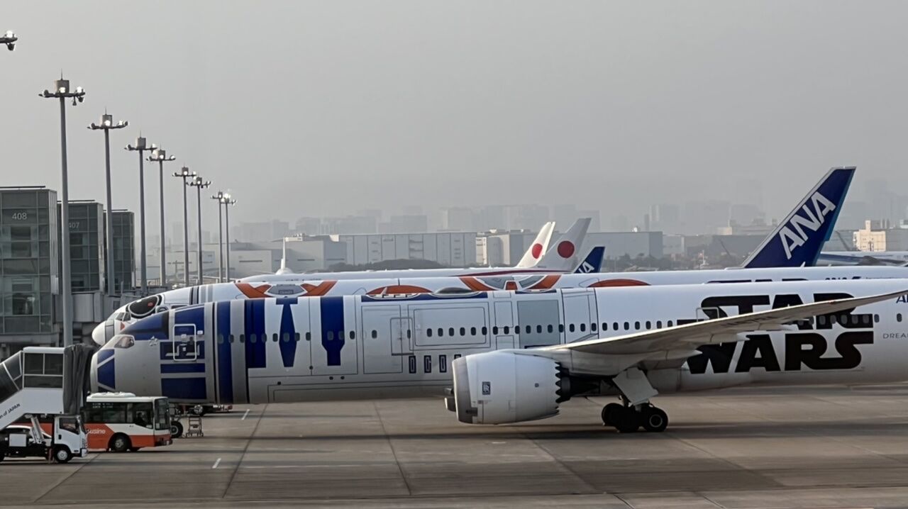 ANA BB8 STAR WARS JET ラストフライトに搭乗してきました。 : 沢庵和尚のお気楽旅日記
