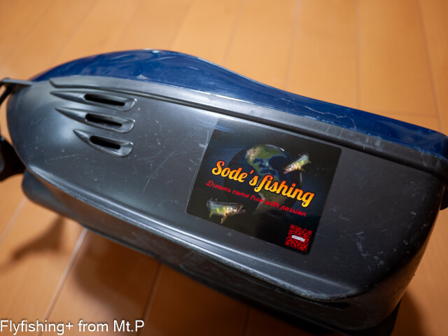 episode2469…ステッカーを頂きました ^^。 : Flyfishing+ from Mt.Pigeons!