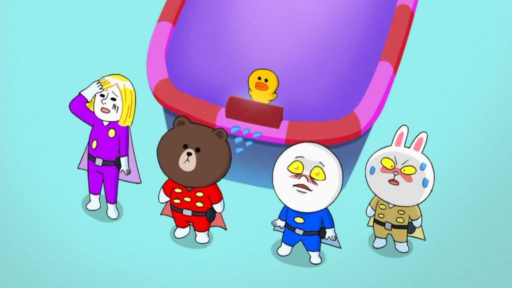アニメ万国情報館 : 【画像あり】LINE TOWN 第40話「ラインファイブ」 実況