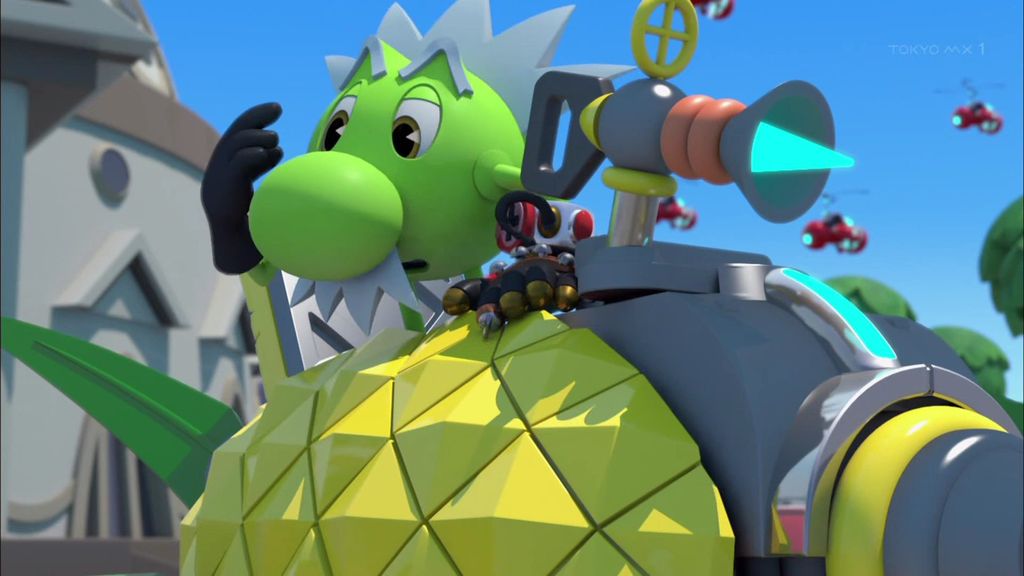 アニメ万国情報館 : 【画像あり】パックワールド #24「とんがりエイリアンの侵略」(Robo Woes)感想