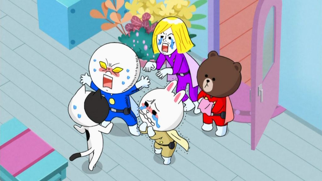 アニメ万国情報館 : 【画像あり】LINE TOWN 第40話「ラインファイブ」 実況