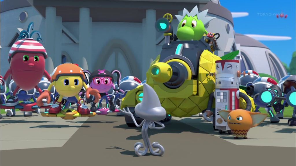 アニメ万国情報館 : 【画像あり】パックワールド #24「とんがりエイリアンの侵略」(Robo Woes)感想