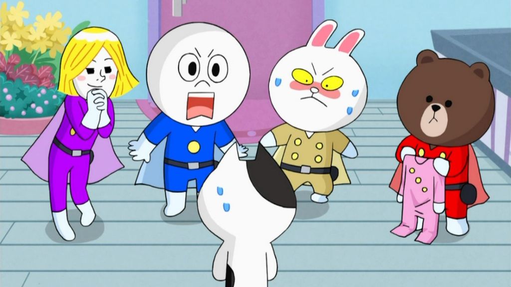 アニメ万国情報館 : 【画像あり】LINE TOWN 第40話「ラインファイブ」 実況