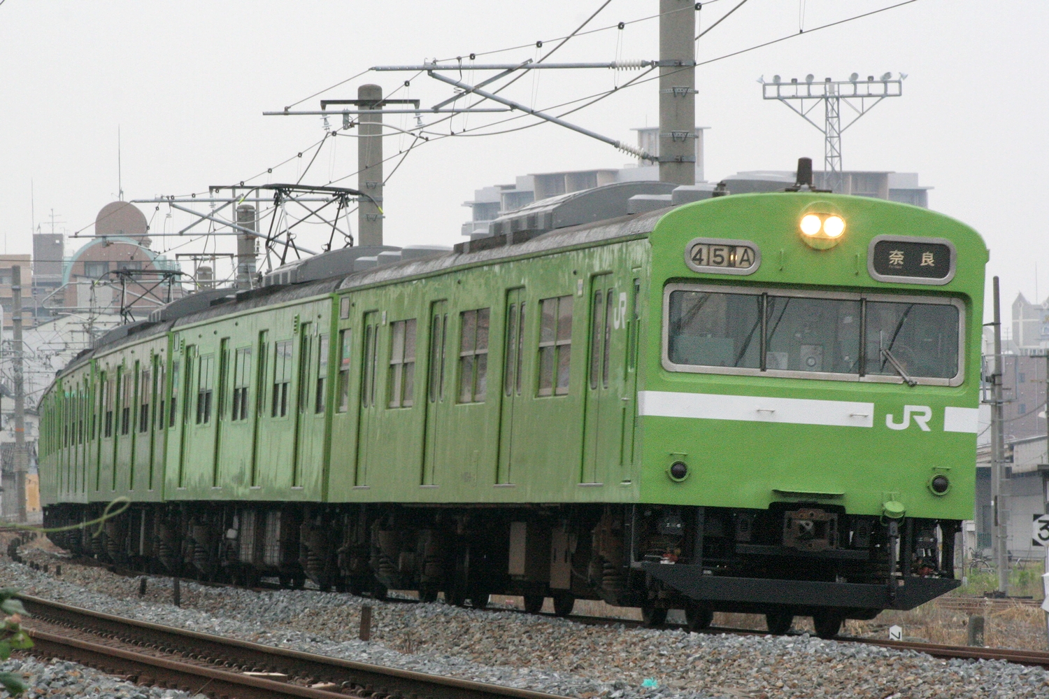 【JR西】103系 クハ103-9 ウグイス色 大和路線 : 写真あげ庫