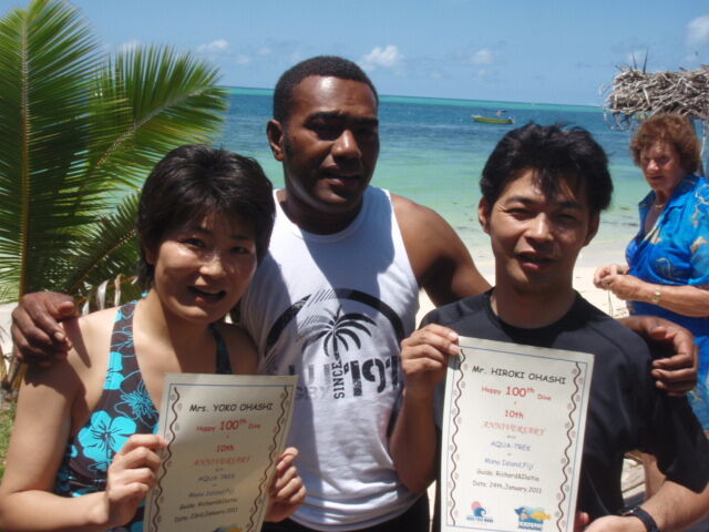 24/01/2011 100th Dive!! : 🐠AQUA TREK MANA 公式ブログ🐠