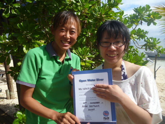 28/11/2011 NEW!!Open Water Diver!! : 🐠AQUA TREK MANA 公式ブログ🐠