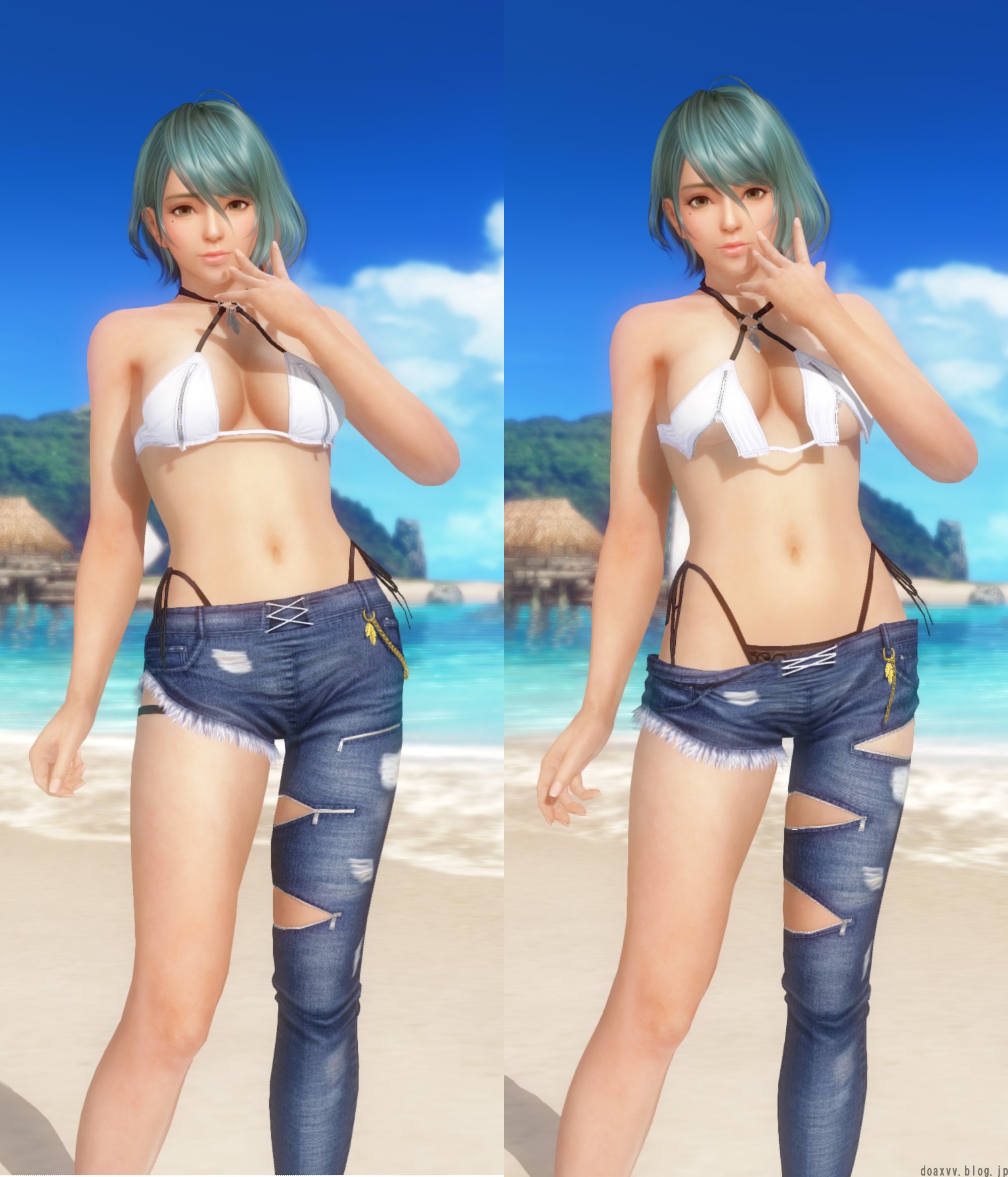【DOAXVV】スキニー・シャーク【水着紹介】 : DOAXVVオーナーのゲームブログ