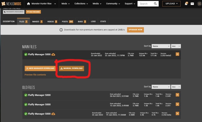 【モンハンライズサンブレイク STEAM版】Fluffy Manager 5000の使い方 & pak形式のMODの導入方法 : Game ...