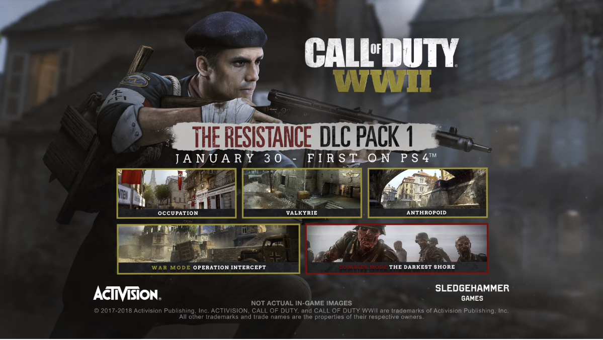『CoD:WW2』第1弾DLC｢The Resistance｣のコンテンツ内容が公開！開発映像もお披露目｜PS5速報！