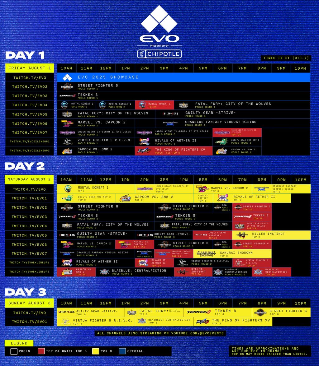 8/1〜8/3ラスベガスで開催される格闘ゲームイベント「EVO 2025」、タイトルラインナップや決勝スケジュールを再チェック！『MARVEL Tōkon: Fighting Souls』新 ...