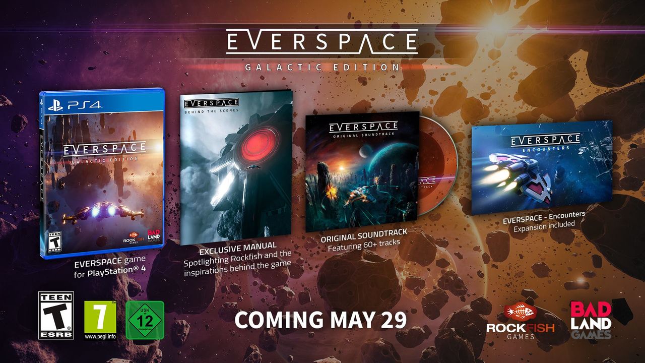 広大な宇宙を舞台に展開するローグライクSTG『EVERSPACE』PS4版が海外にて5月29日リリース決定！｜PS5速報！