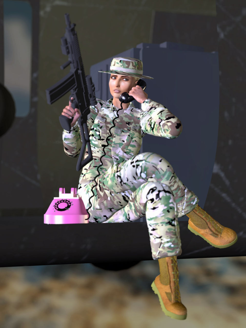 CG「イバンカ 空挺部隊」（修正版） : Ark Pilot