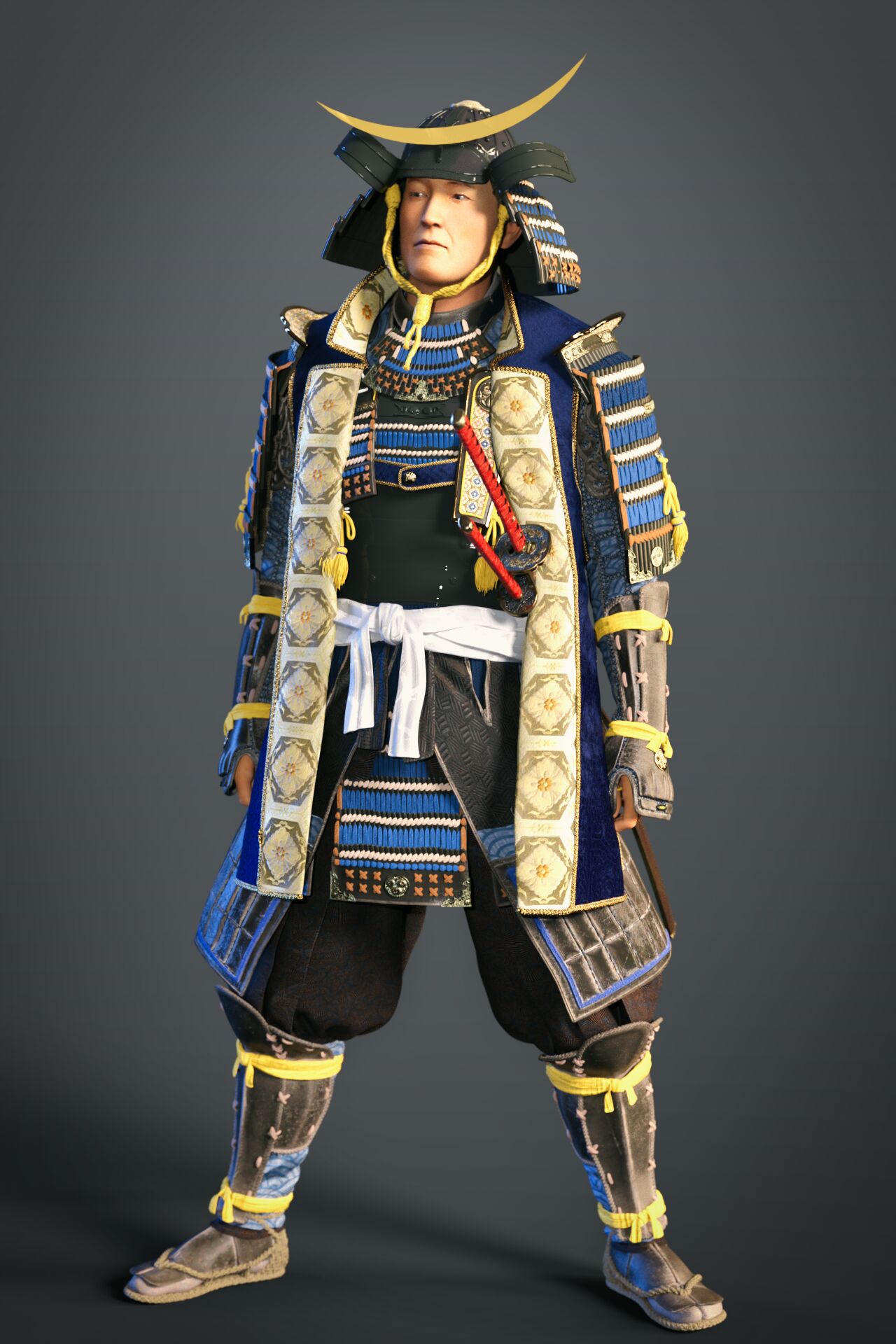 ＜CG＞『伊達政宗公 武者絵』 ～学術的複顔を基にした政宗公の武者姿をCGで再現～ : Ark Pilot