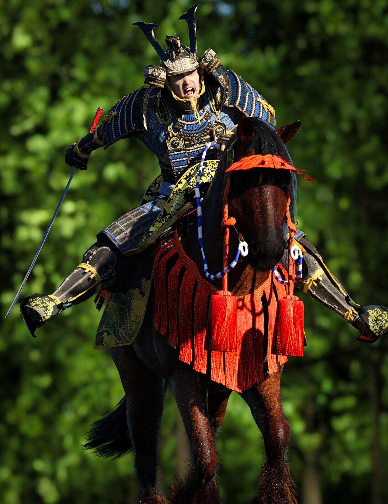 ＜CG絵画＞戦国武者 ～地球の寒冷化による米の奪い合いが戦国時代の本質である～ : Ark Pilot