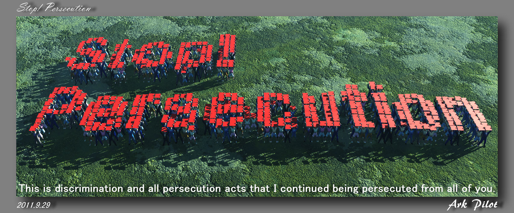 CG「ストップ！迫害行為」 : Ark Pilot