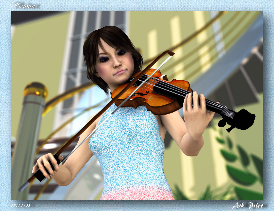 CG「バイオリニスト」 : Ark Pilot