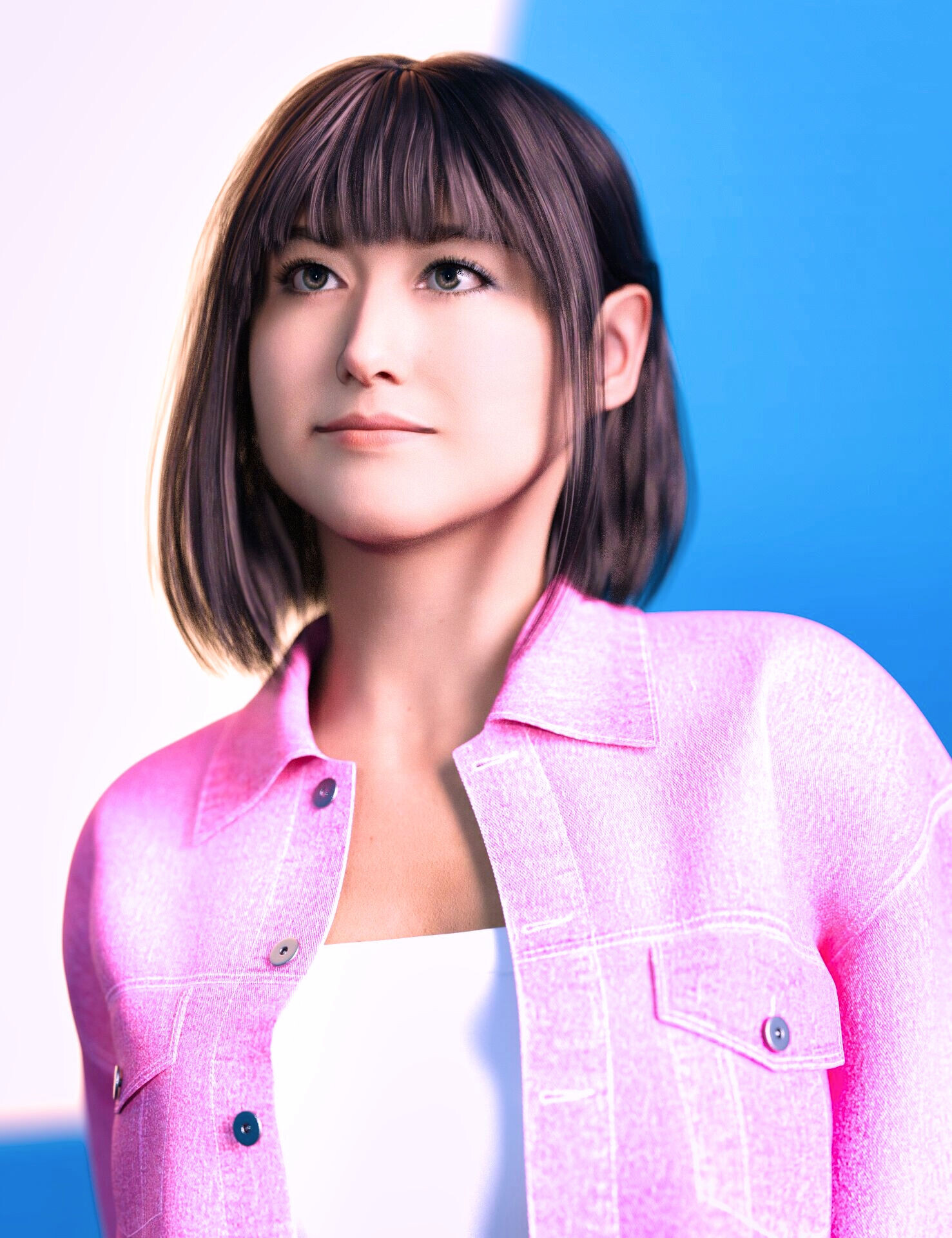 ＜ポートレート＞CG『青木宙帆（欅坂46）』 ～新サッカー女子が登場！ ポジションはサイドハーフだそうだ～ : Ark Pilot