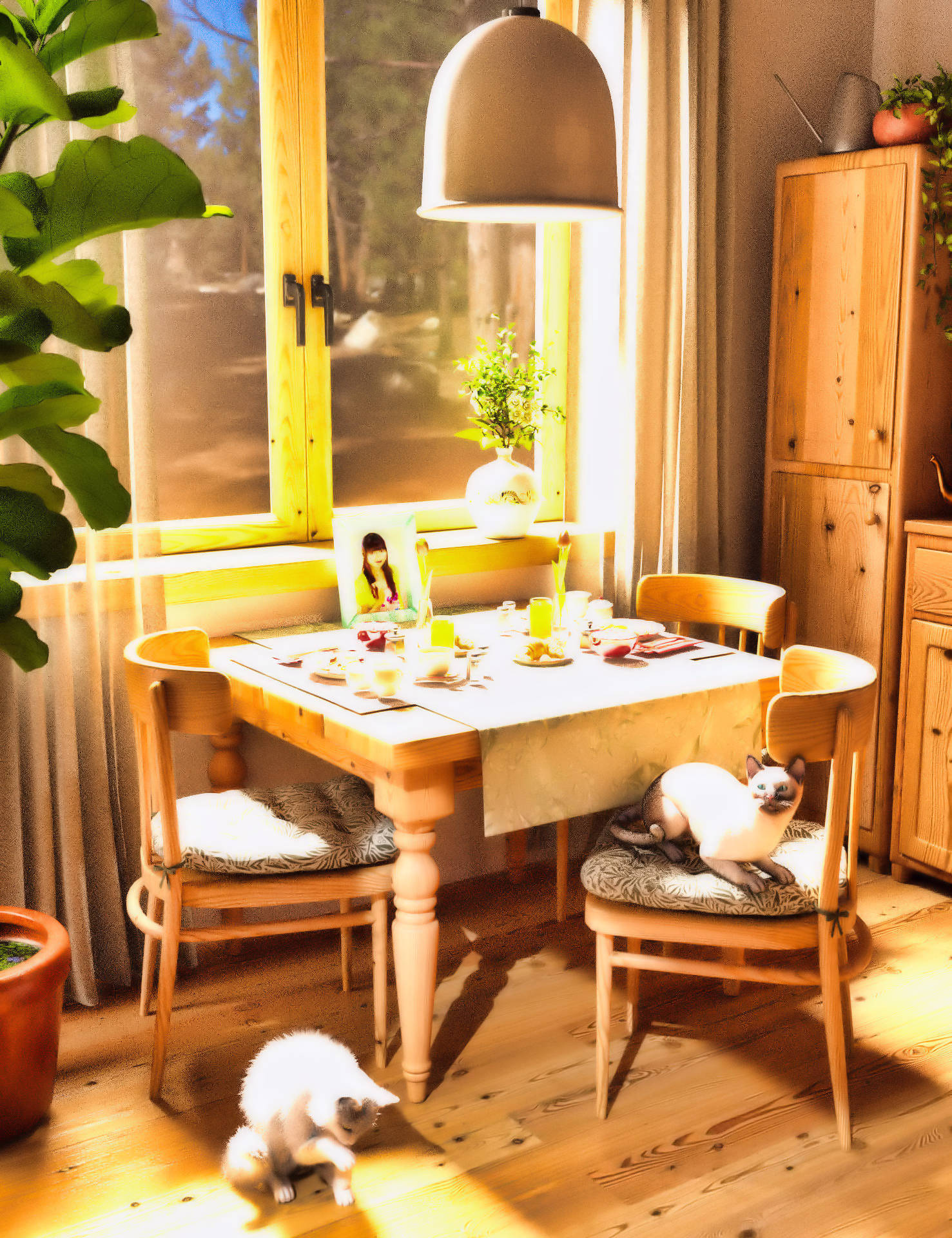 ＜CG＞「サンライトルームで朝食を」 ～初夏の休日はブランチ風に～ : Ark Pilot