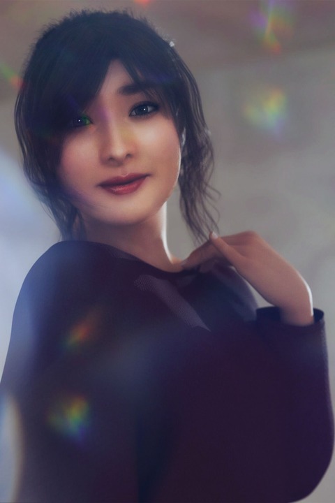 ＜美女図鑑＞CG『ミサエ（1）』 ～知的で優しく明るい美女です～ : Ark Pilot