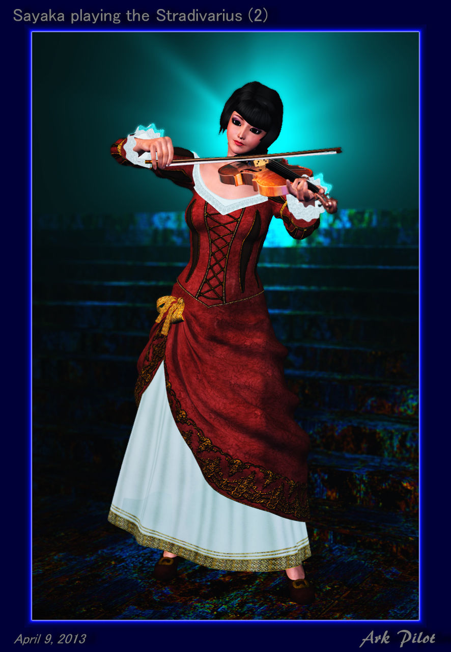 CG「ストラディバリウスを弾くさやか（2）」 : Ark Pilot