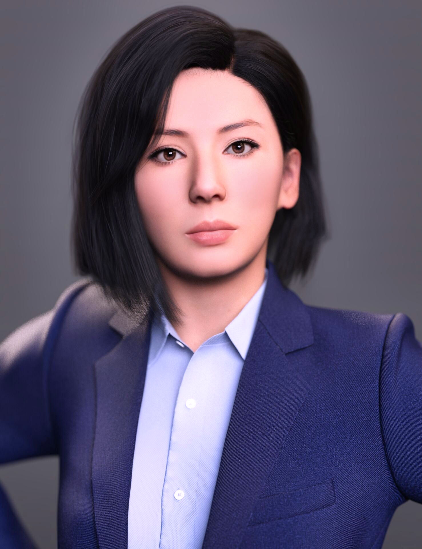 ＜ポートレート＞CG『北川景子（Genesis 9）』 ～DAZ Studio の最新ベースフィギア Genesis 9で制作～ : Ark Pilot