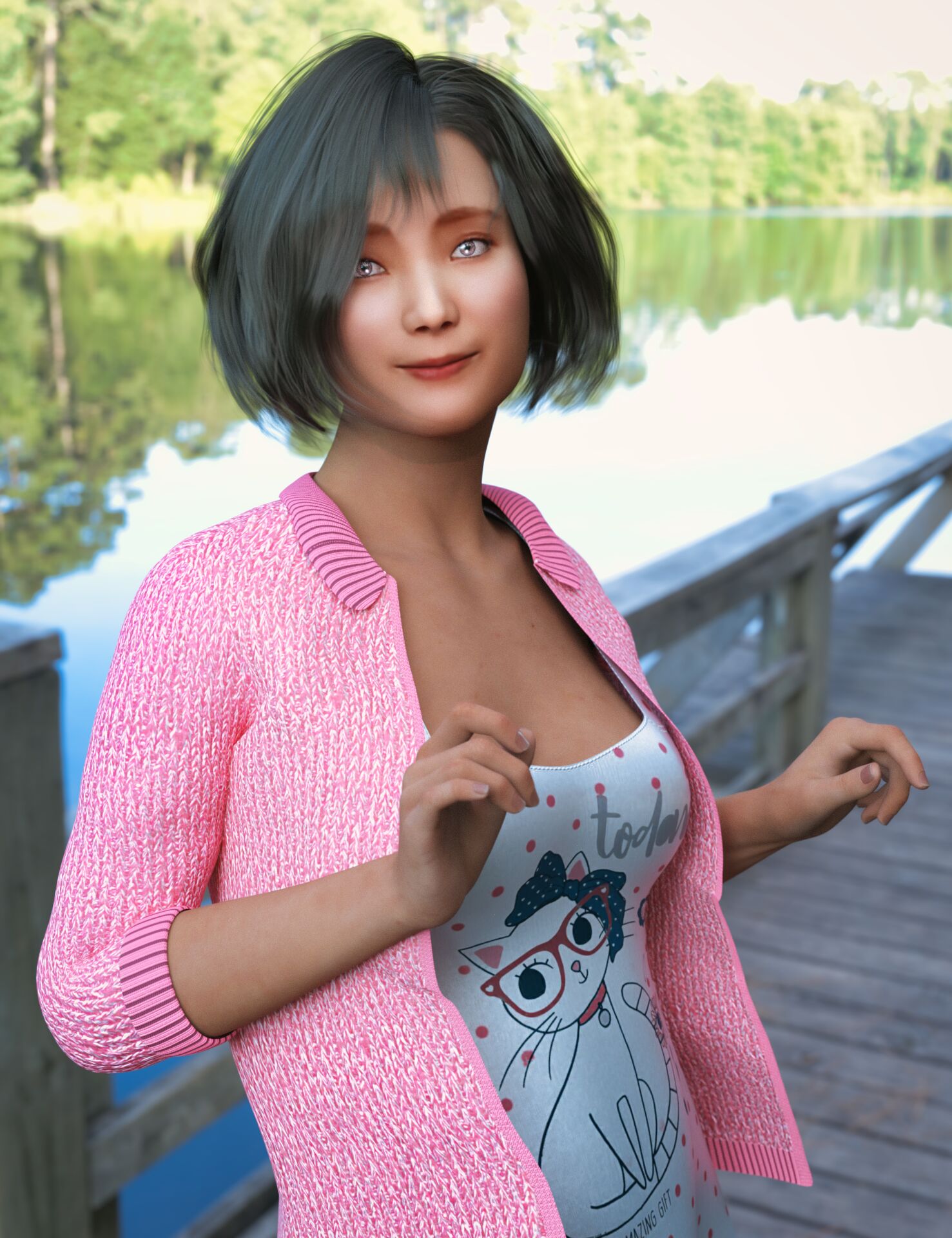 ＜CG＞『Lisa II』 ～オリジナルCGのLisaさんをリニューアルしました～ : Ark Pilot