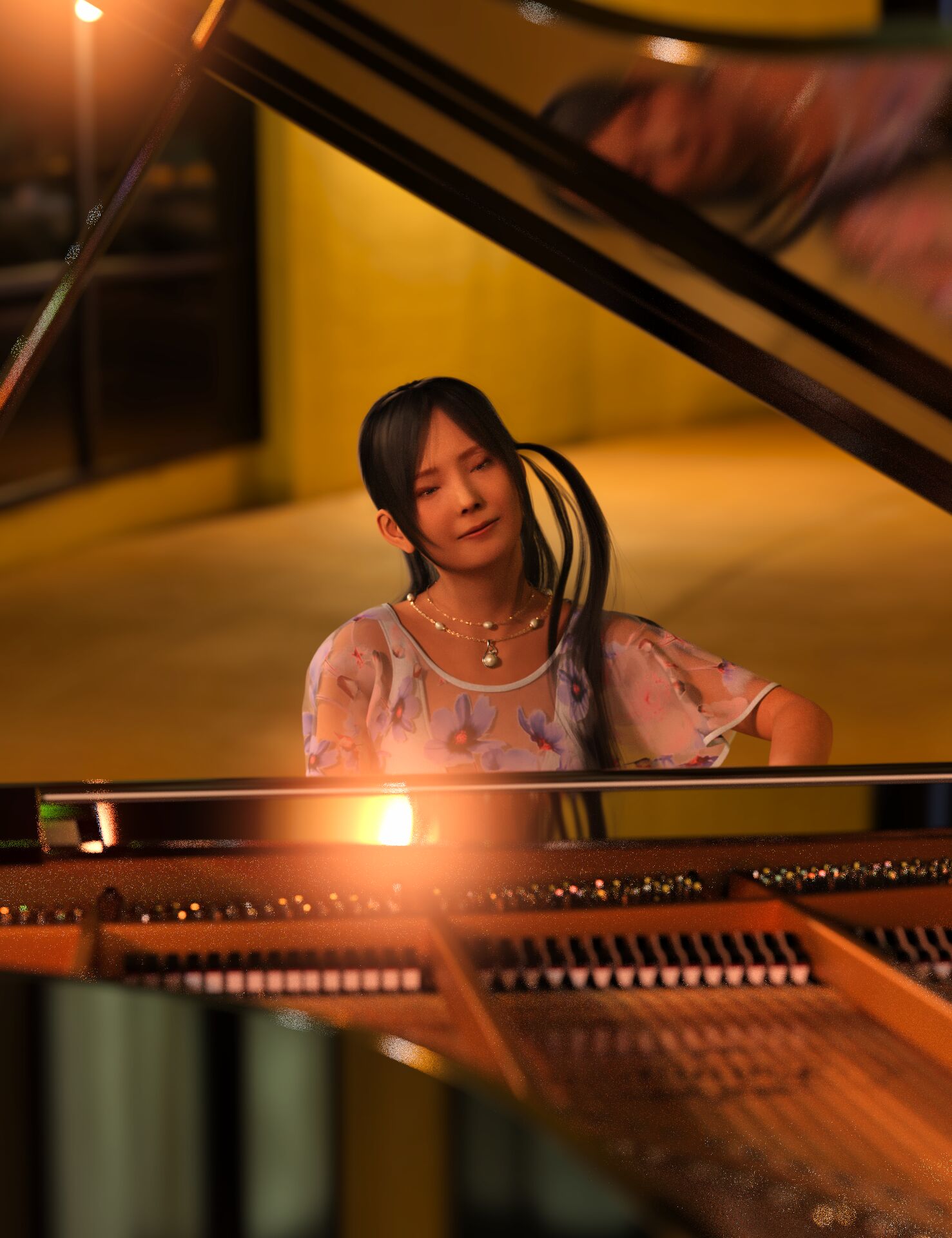 ＜CG＞『林田理沙 ニュース7でショパンを弾く』 ～ショパンのエチュード『革命』の冒頭部分～ : Ark Pilot