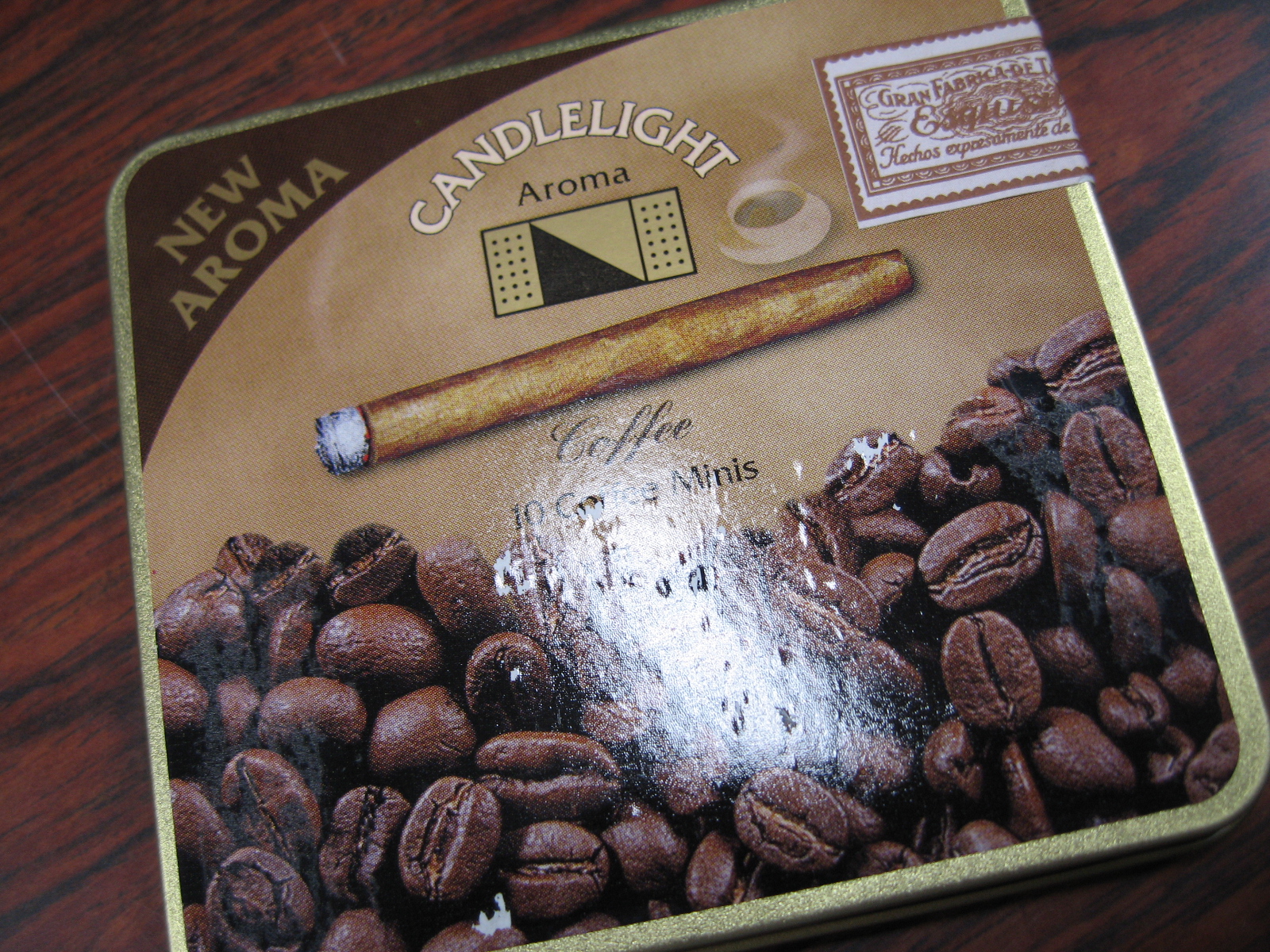 ASH's MAIL:CANDLELIGHT Aroma Minis Coffee ～Cigarillos