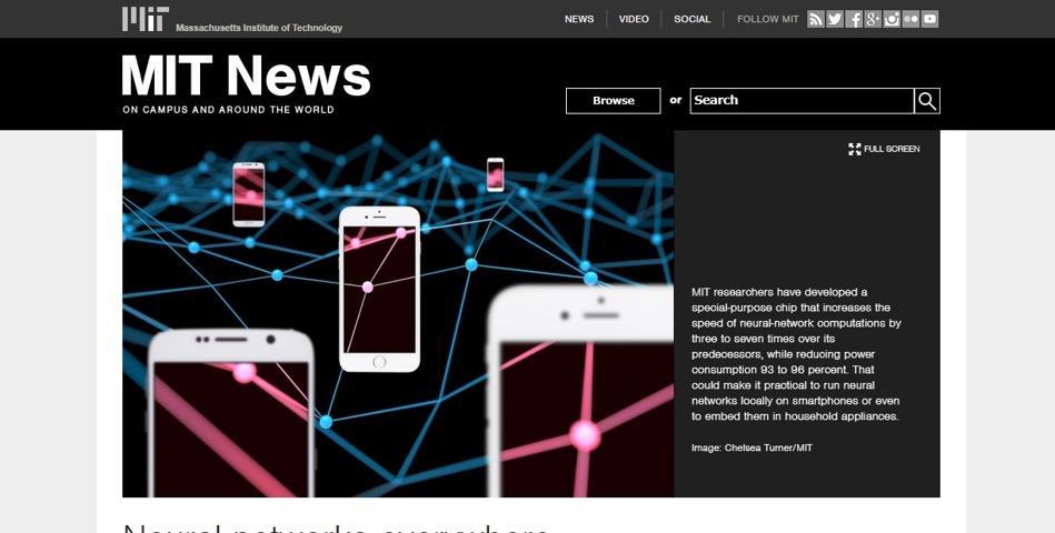 MIT、従来よりも3倍以上の高速処理ができて消費電力を94％も削減可能なニューラルネットワーク用チップを開発 : 0を1にする！ 検査機メーカーになった町工場のブログ