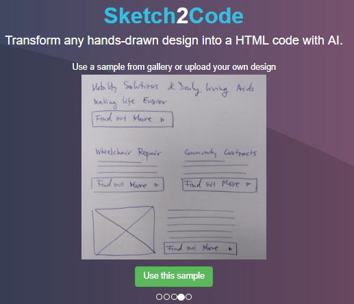 Microsoft、手書きのUI画面をHTMLに変換する「Sketch2Code」を発表 : 0を1にする！ 検査機メーカーになった町工場のブログ