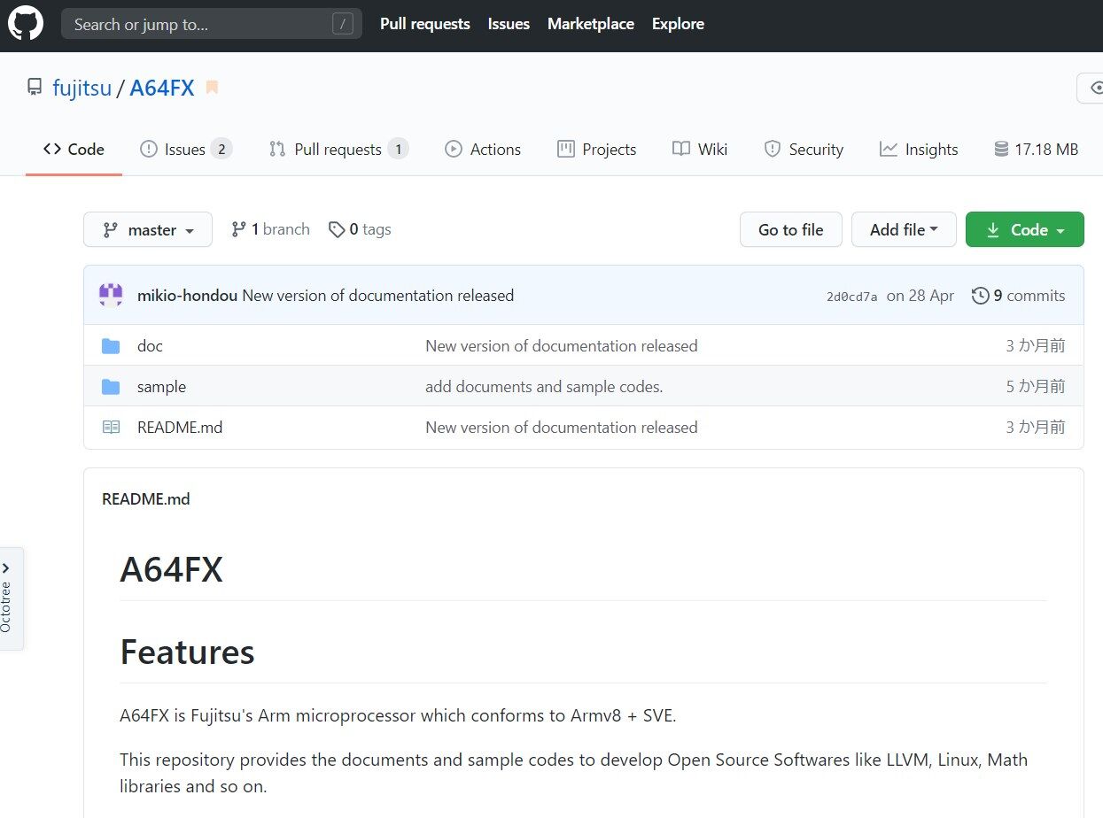 GitHubで公開されているスパコン「富岳」のA64FXに関するドキュメント : 0を1にする！ 検査機メーカーになった町工場のブログ