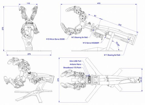 Youbionicが、Paw Armの最終設計データを送ってくれました : 0を1にする！ 検査機メーカーになった町工場のブログ
