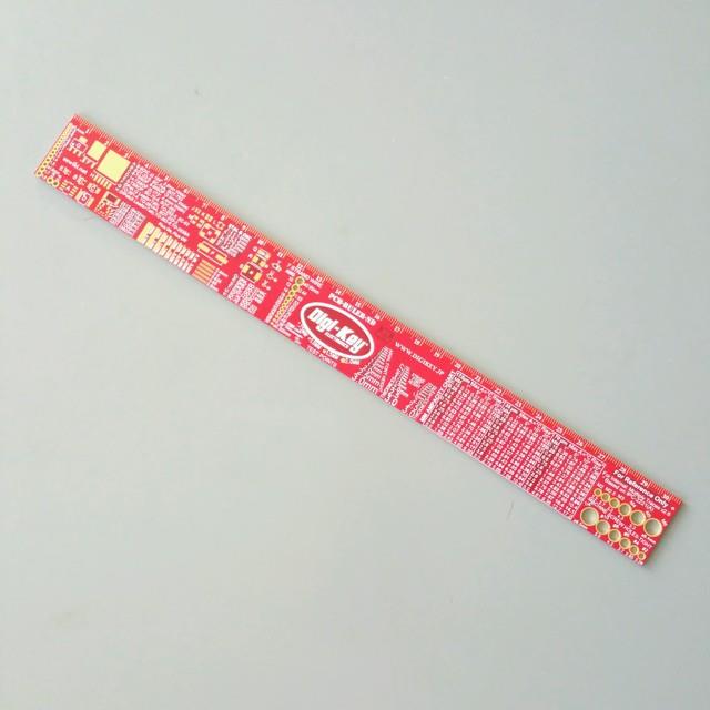 Digi-Keyから荷物。届いたのは「PCB-RULER-12INCH」 : 0を1にする！ 検査機メーカーになった町工場のブログ