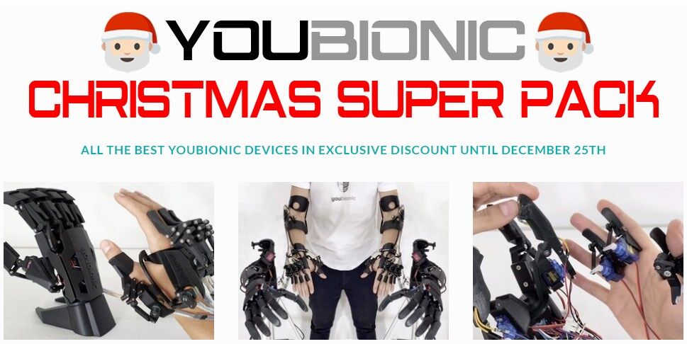 Youbionicからクリスマスのスペシャルオファー。4プロジェクトのセットで80％オフの179ドル : 0を1にする！ 検査機メーカーになった町工場のブログ