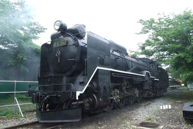 亜洲鉄道日記 : 2008年5月25日 空気機関車 D51 561 （川場村 ホテルSL）