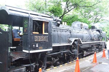 亜洲鉄道日記 : 2008年5月25日 空気機関車 D51 561 （川場村 ホテルSL）