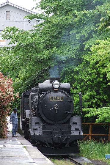 亜洲鉄道日記 : 2008年5月25日 空気機関車 D51 561 （川場村 ホテルSL）