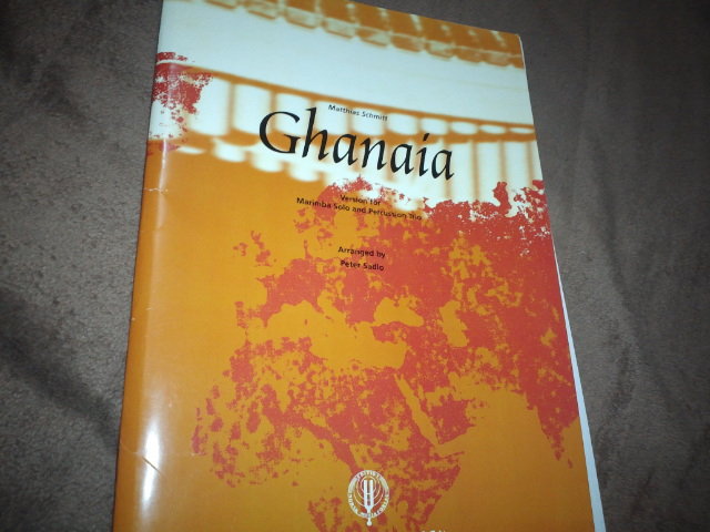 方向音痴 : Ghanaia(Version for Marb Solo and Percussion Trio)/Matthias ...
