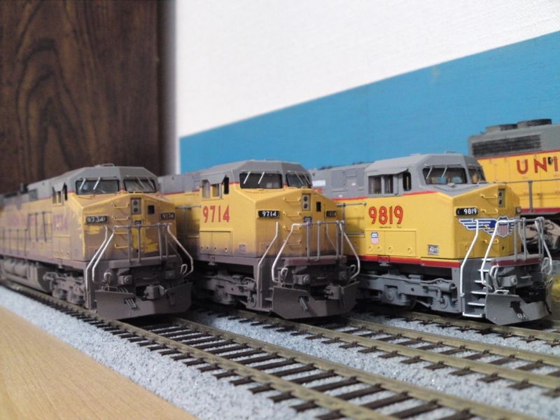 Athearn-Blue-Box GE C44-9w UP 9819 : あっしー の アメ鉄模型ライフ(asshie’s model-life)