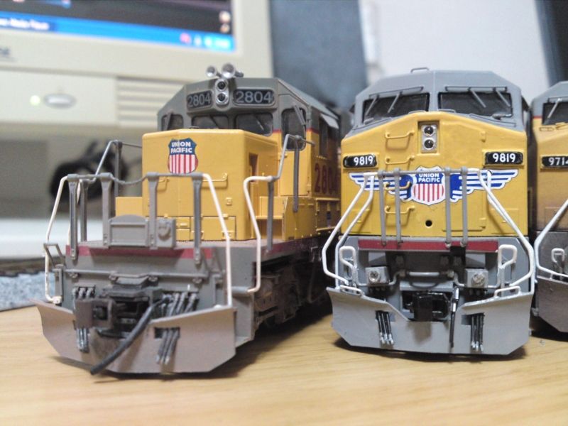 Athearn-Blue-Box GE C44-9w UP 9819 : あっしー の アメ鉄模型ライフ(asshie’s model-life)