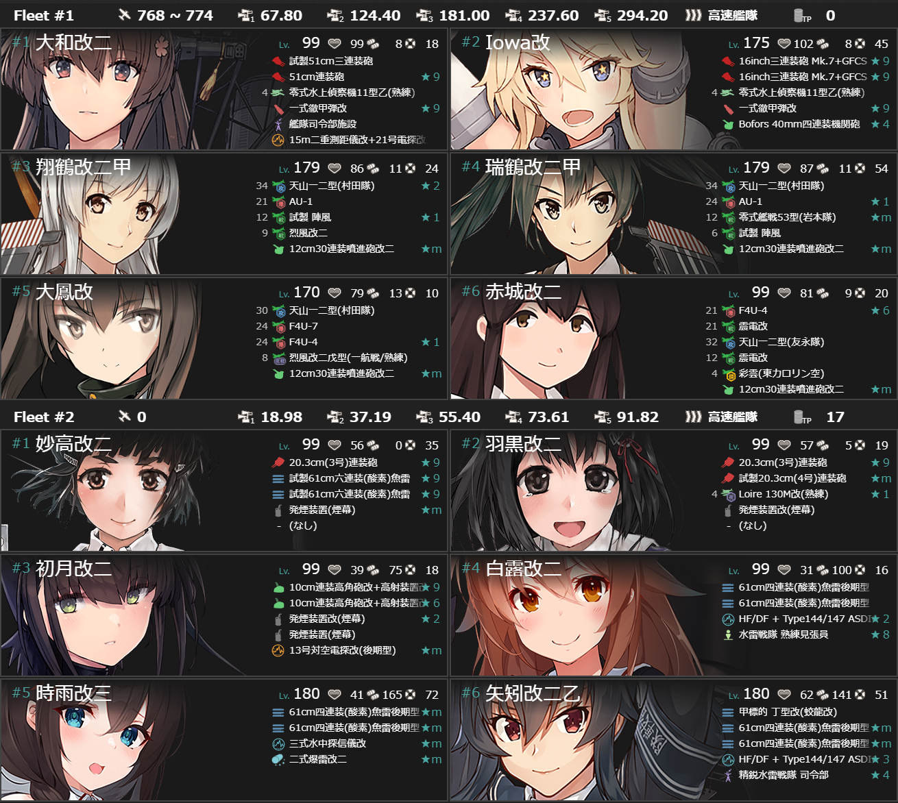 2024夏イベ #E5-5甲[海域拡張]【第二次珊瑚海海戦】 : naruの今を生きる