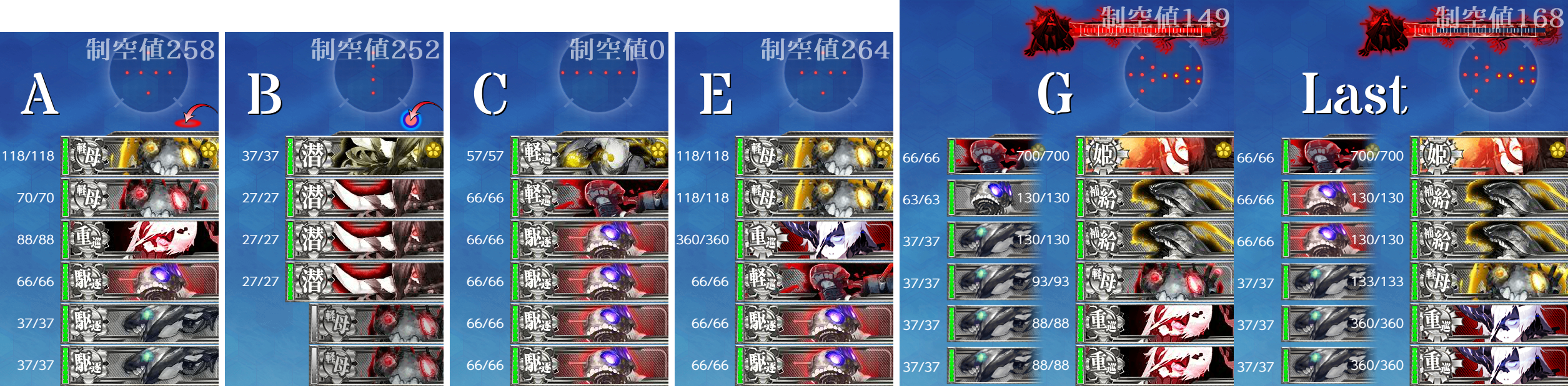 2023早春イベ #E2-1甲(vs戦艦棲姫改)【第二水雷戦隊 海上遊撃戦】 : naruの今を生きる