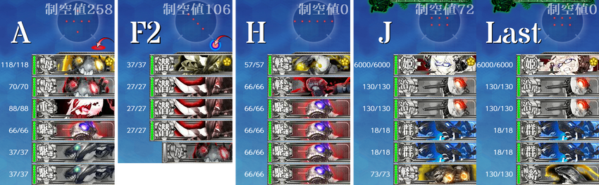 2023早春イベ #E2-2甲(vs集積地棲姫III)【第二水雷戦隊 海上遊撃戦】 : naruの今を生きる