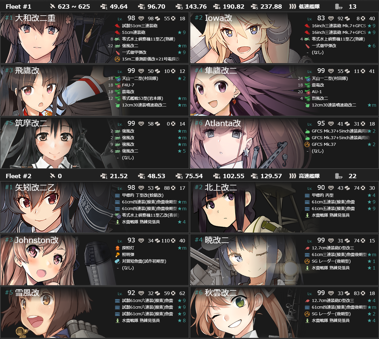 2024早春イベ #E3-1甲[vs戦艦水鬼改]【泊地突入！龍巻作戦】 : naruの今を生きる