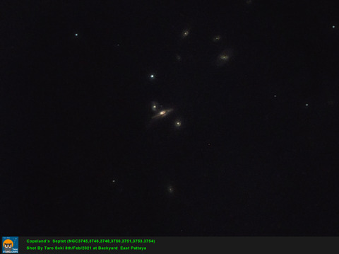 Copeland’s Septet (コープランドの7つ子, NGC3745,3746,3748,3750,3751,3753,3754 ...