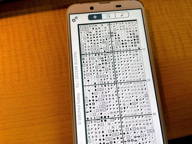 【クロスステッチ】Pattern Keeperアプリをスマホでお試し : あすか倶楽部～セミリタイア主婦の多趣味生活