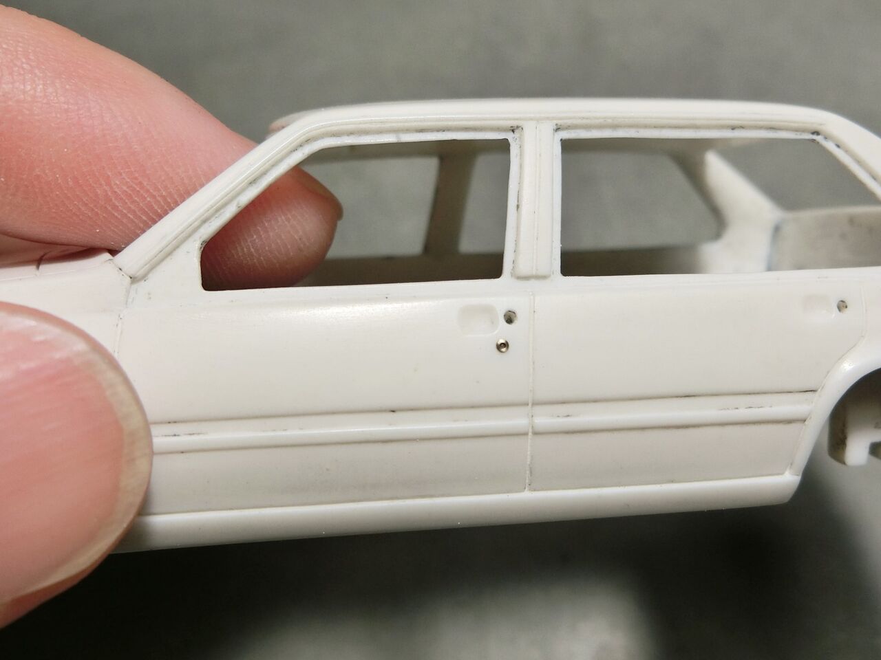 バンパー周辺の整形 : 車模型工房 アトリエ243