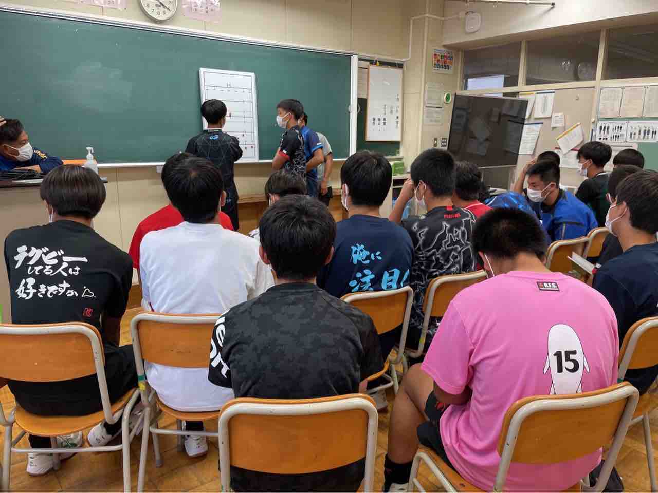 【公式】札幌厚別高校ラグビー部 ブログ:9月30日(木) ミーティング→格技場練習