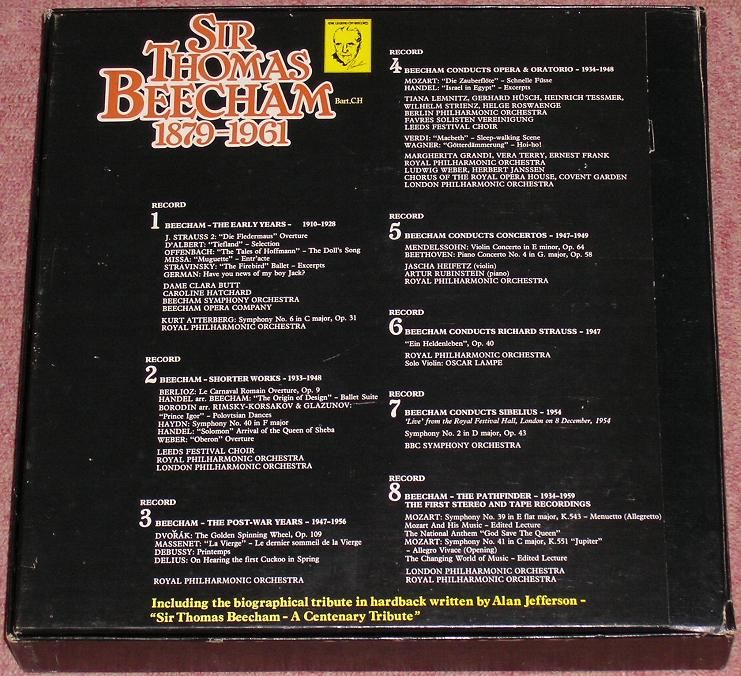 オーディオ･トム 桜島のオーディオ･レコード店:Sir Thomas Beecham LP & BooK / トマス・ビーチャム卿 LPレコードと本