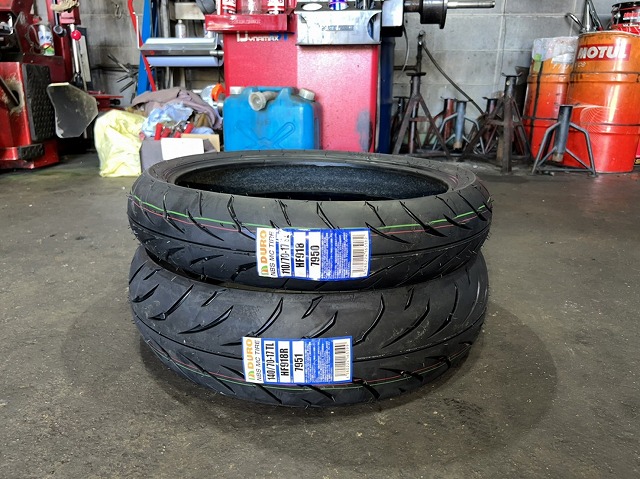 滋賀オートライフハノ バイクのタイヤ交換（ゼファー750、ニンジャ250） : オートライフハノ オフィシャルブログ